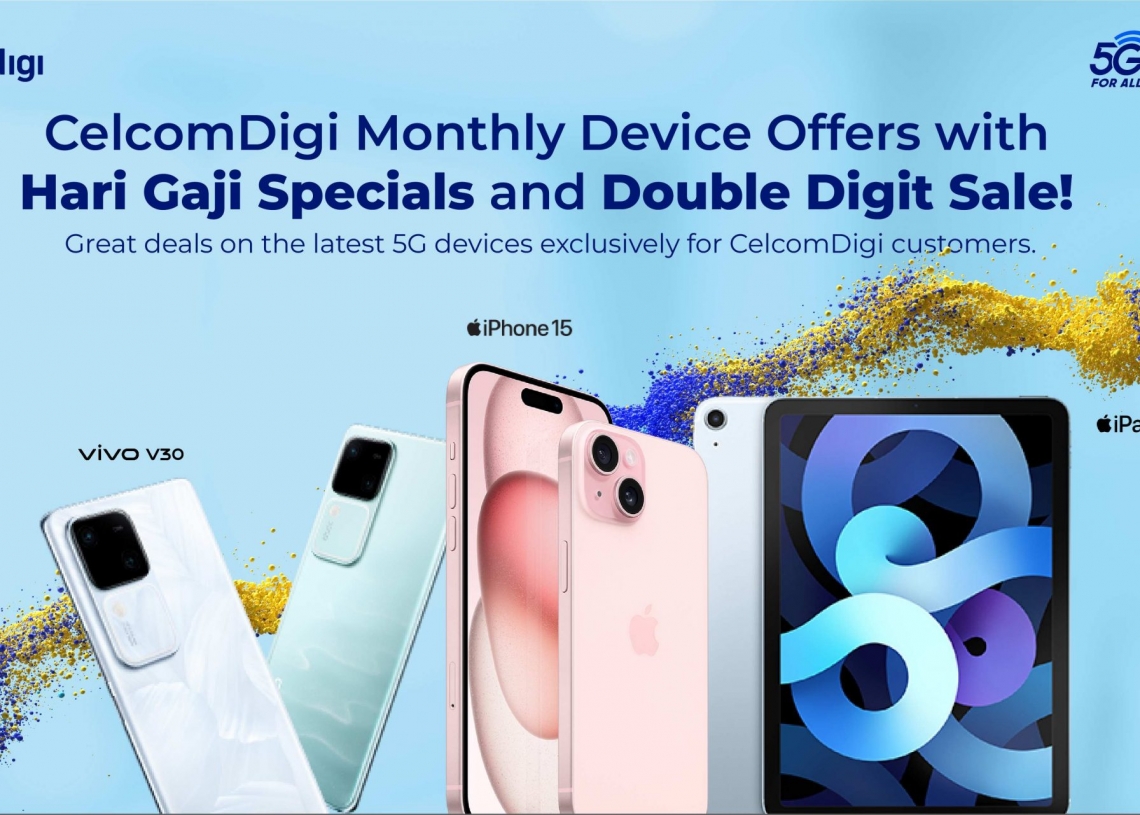 CelcomDigi: Up to RM1,200 off on Apple devices; no contract!