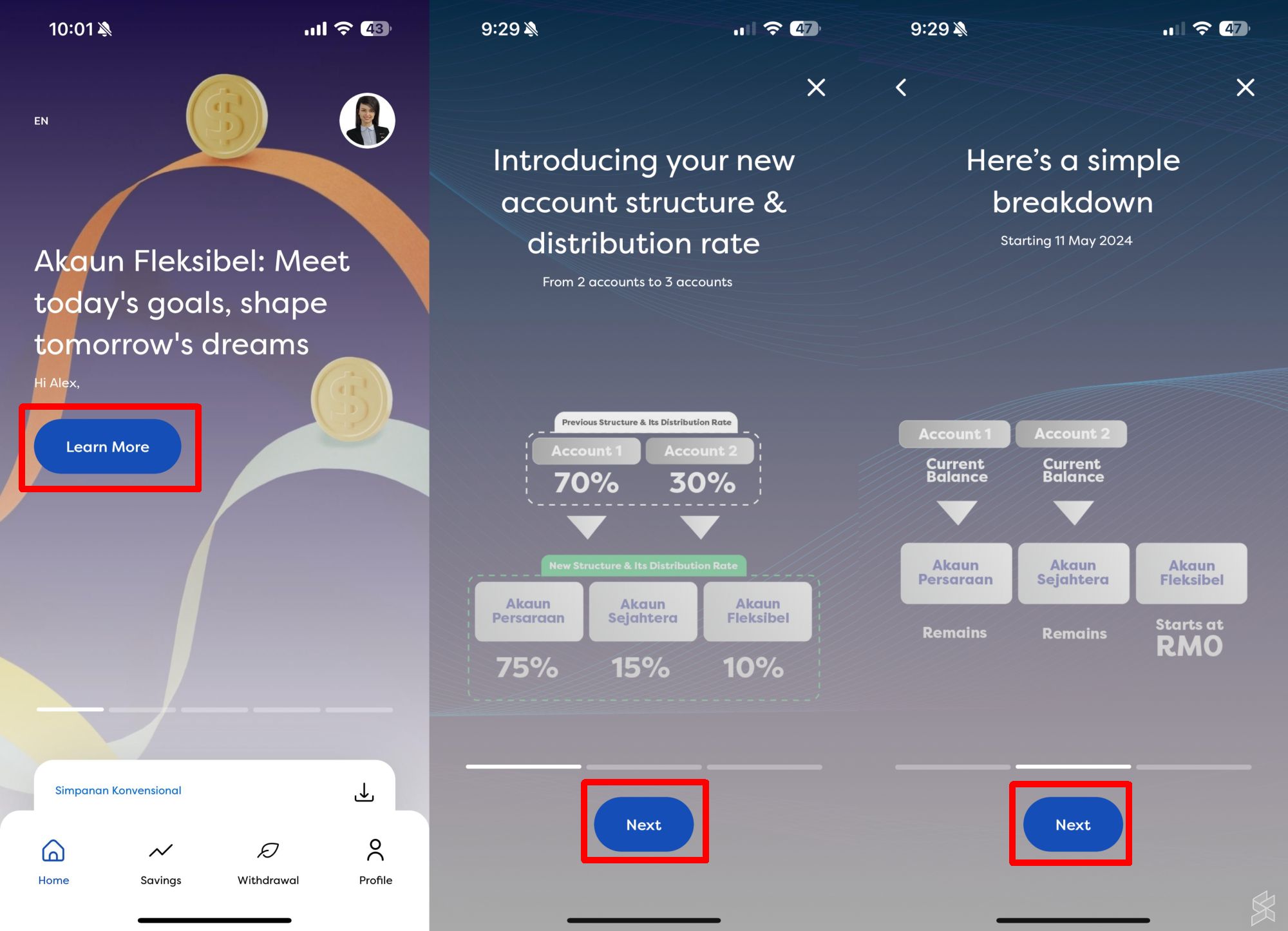 EPF Account 3: How to transfer funds to Account Fleksibel