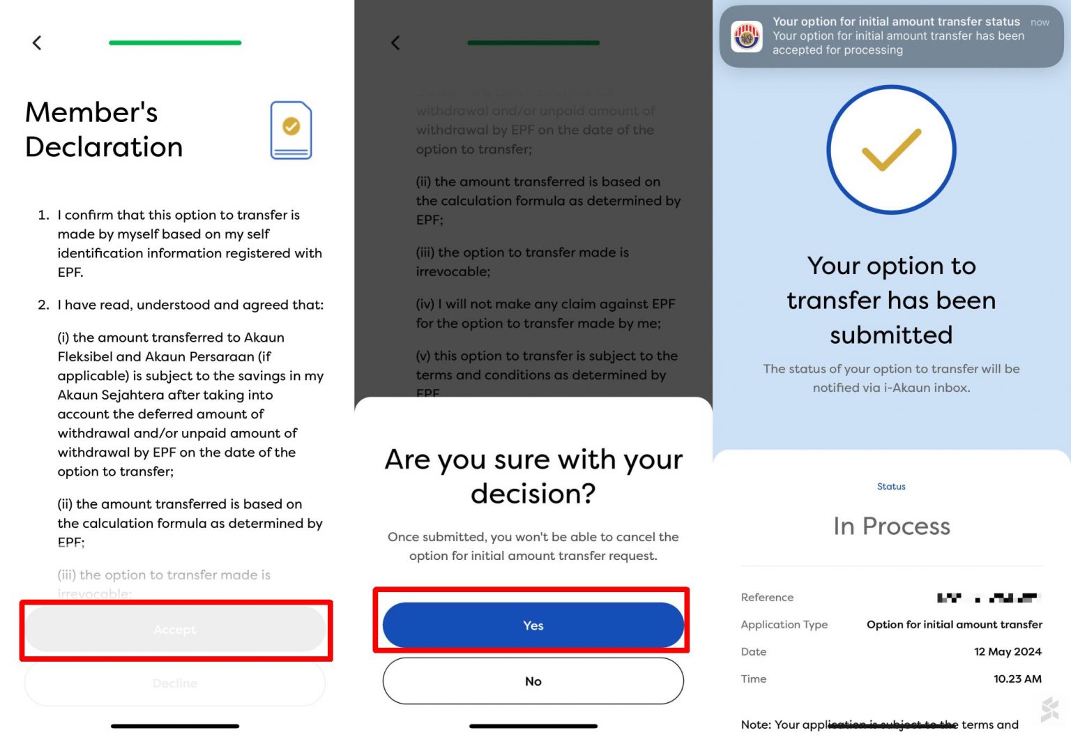 EPF Account 3: How to transfer funds to Account Fleksibel