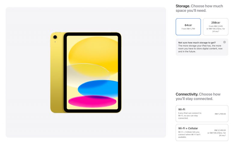 Apple iPad 10th Gen now starts at under RM1,800 in Malaysia