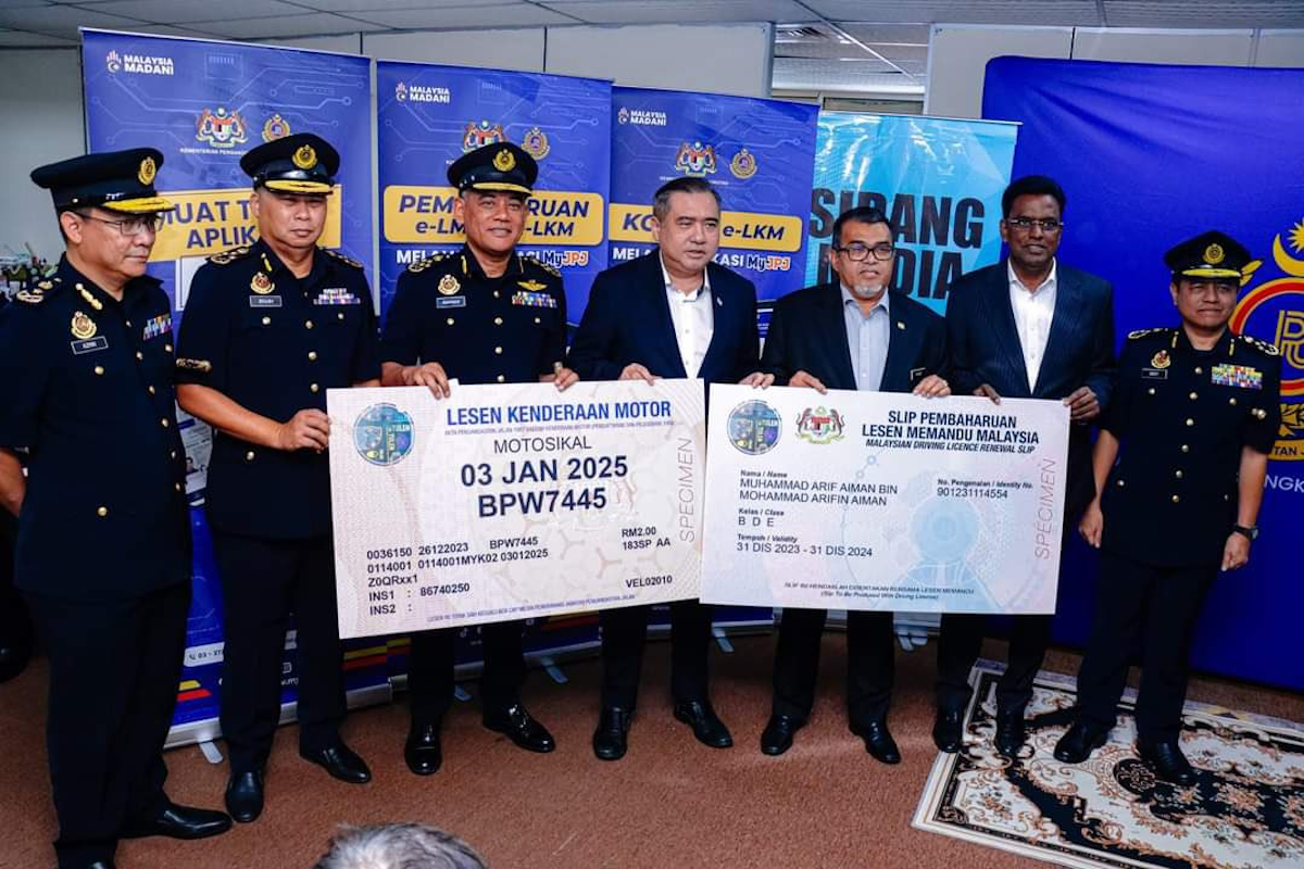 BJAK road tax renewal service is now free of charge