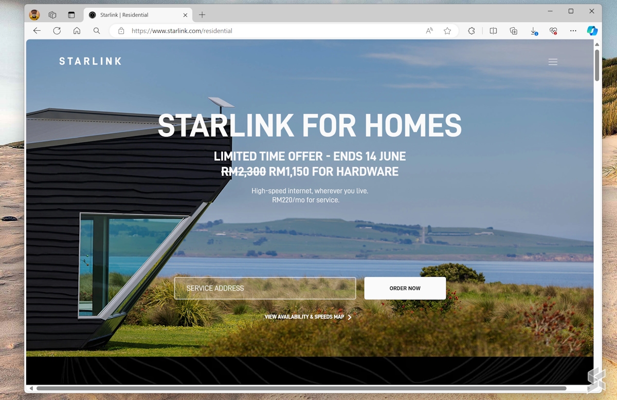 Starlink hardware kit now available for half price in Malaysia