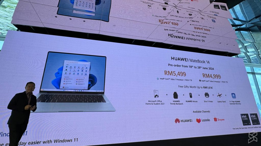 Huawei MateBook 14: Now available for pre-order, from RM4,999