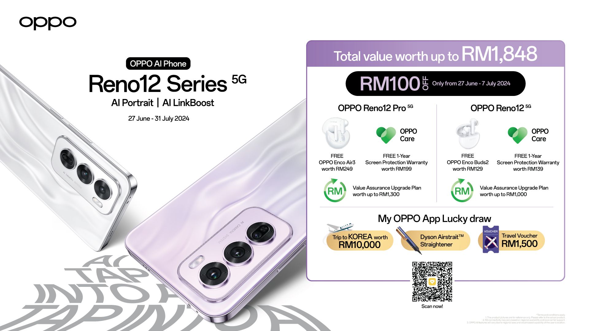 Oppo Reno 12 Malaysia: Photography powered by Generative AI