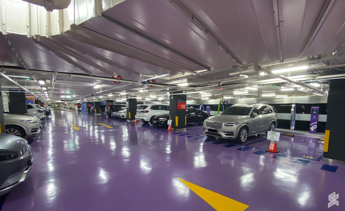 Suria KLCC Premium Parking free EV chargers are now online again