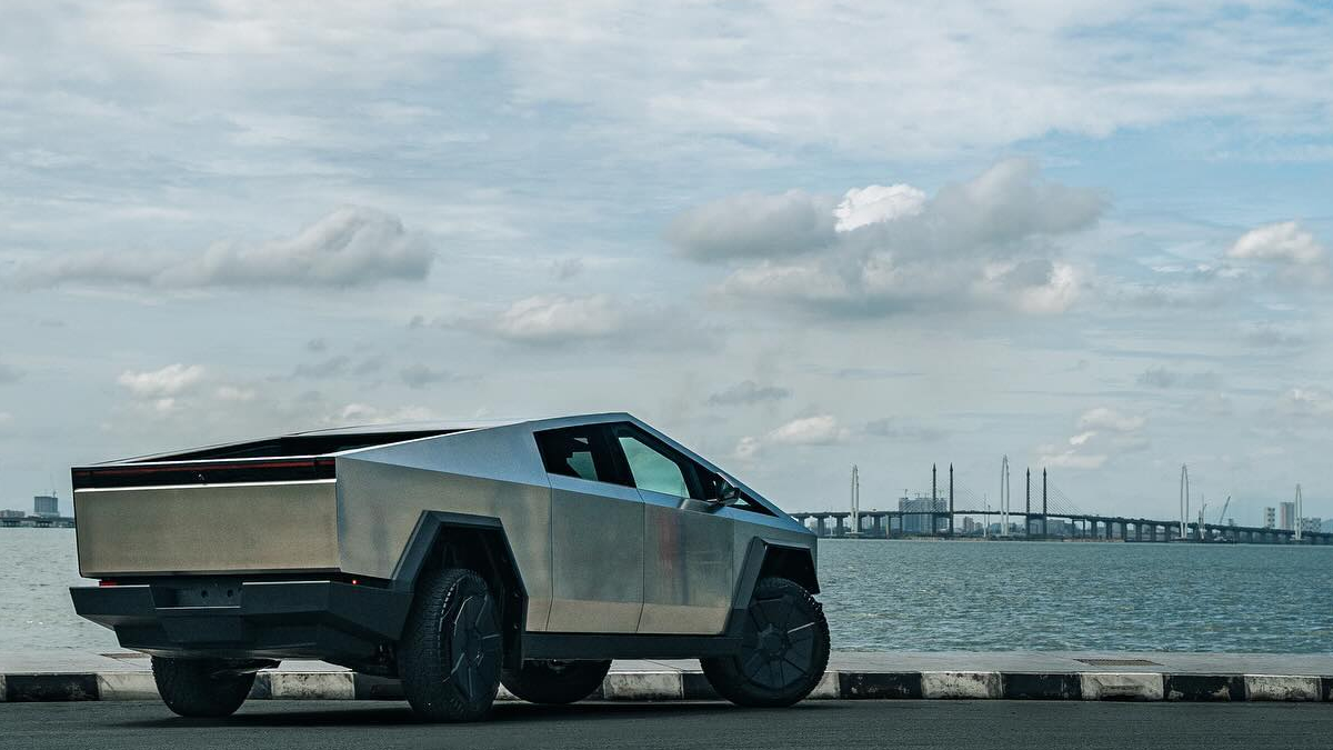Tesla Cybertruck goes on tour in Penang