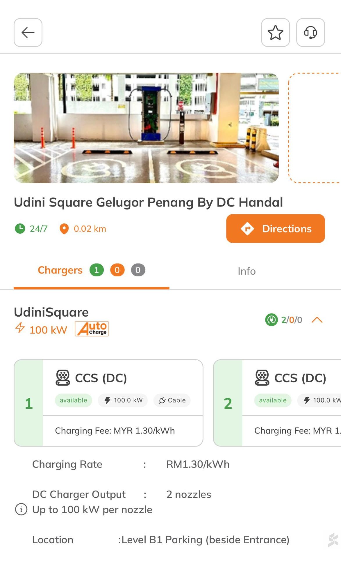 DC Handal's Udini Square DC Charger upgraded to 100kW