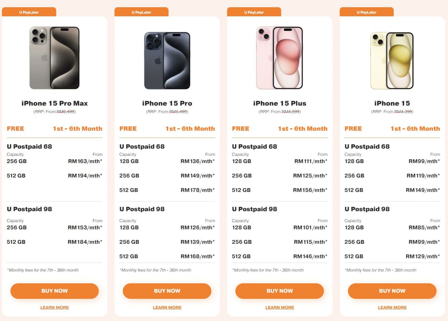 U Mobile lets you own an iPhone 15 and pay nothing for it until 2025 ...