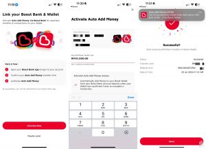 Boost Bank: How to auto add money to Boost eWallet