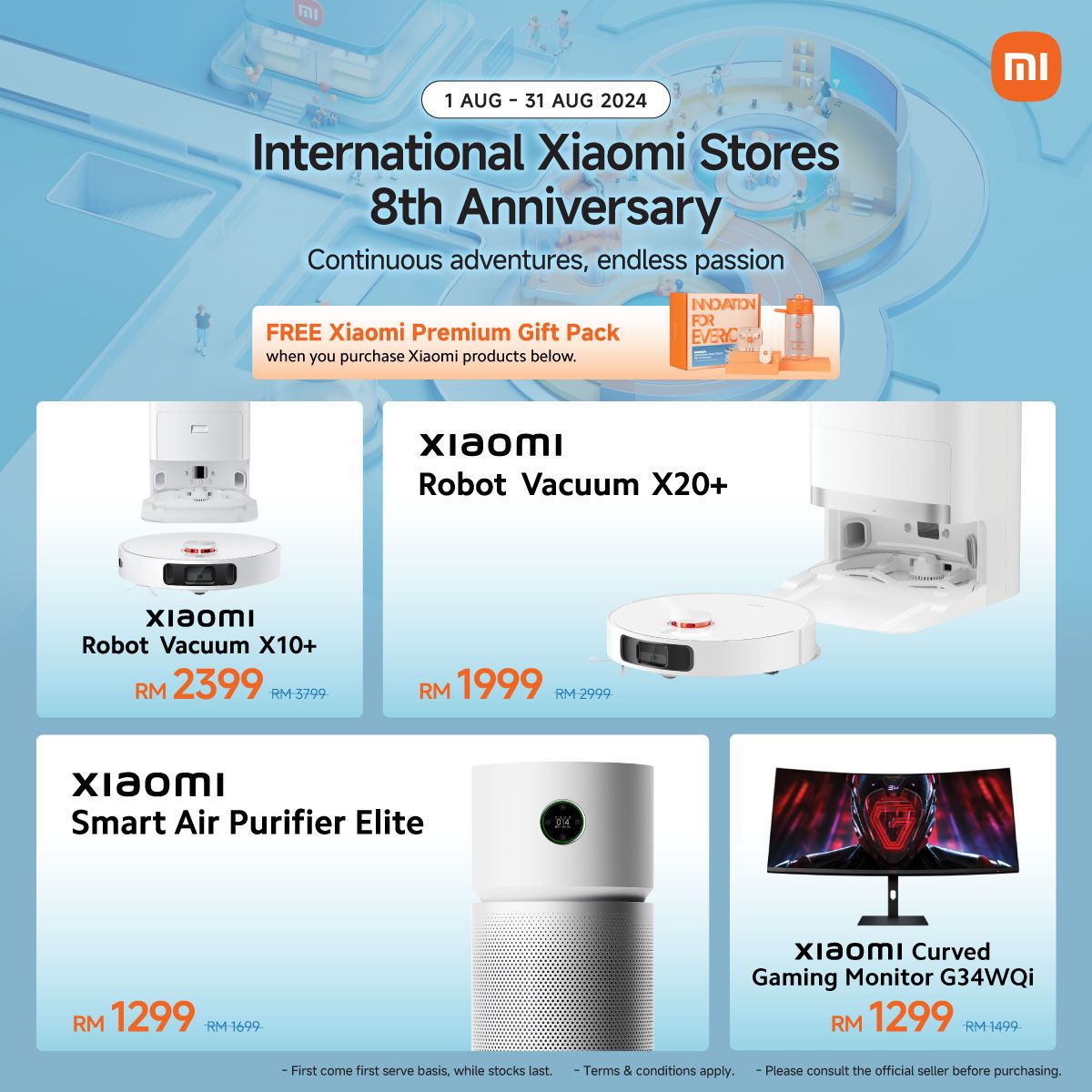 Xiaomi Store 8th Anniversary: List of Promos in Malaysia
