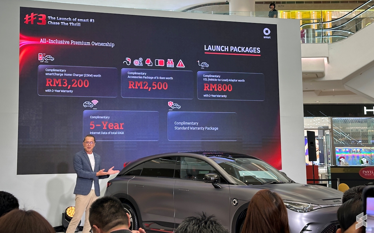 Smart #3 EV lands in Malaysia with a starting price of RM175k