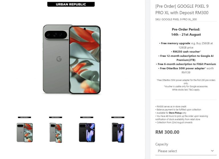 Google Pixel 9 and Pixel 9 Pro XL Malaysia: Official Pricing