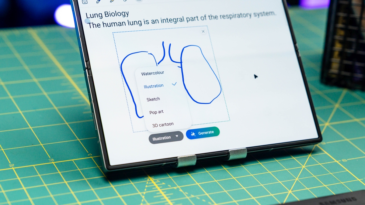 The future of creativity: Sketch to Image on the Samsung Galaxy Z Fold6