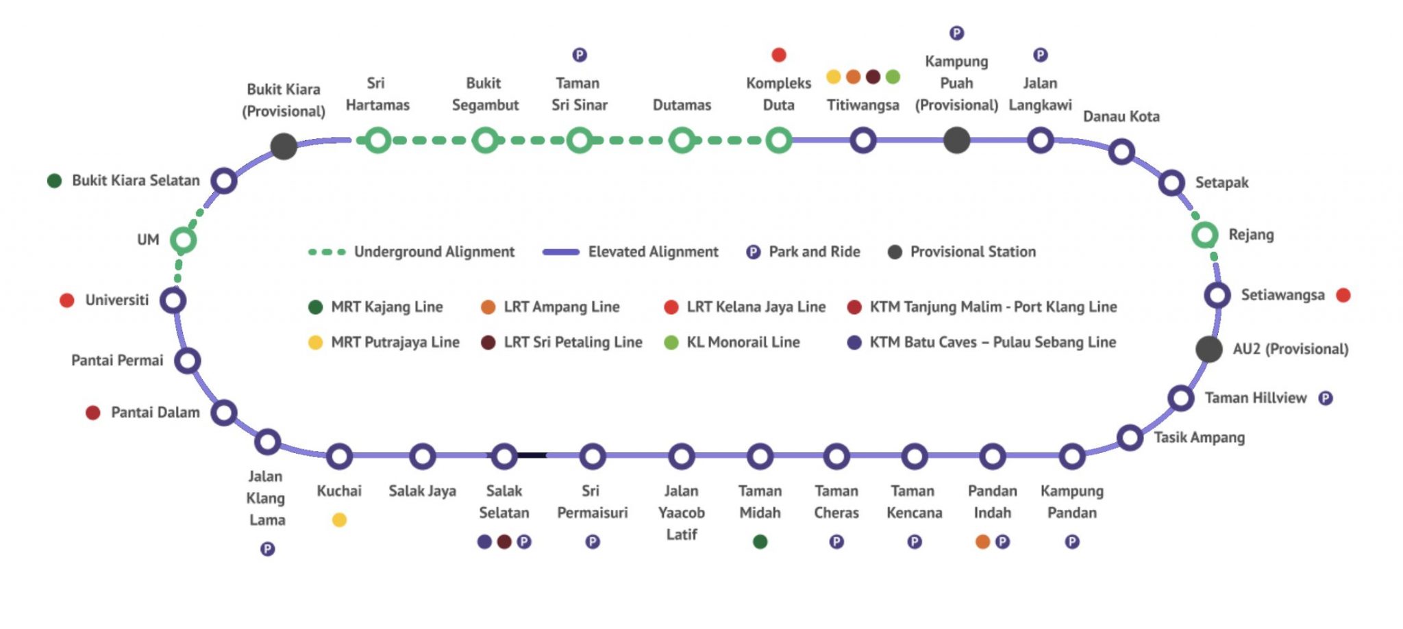 MRT 3 Circle Line: New Stations and Alignment
