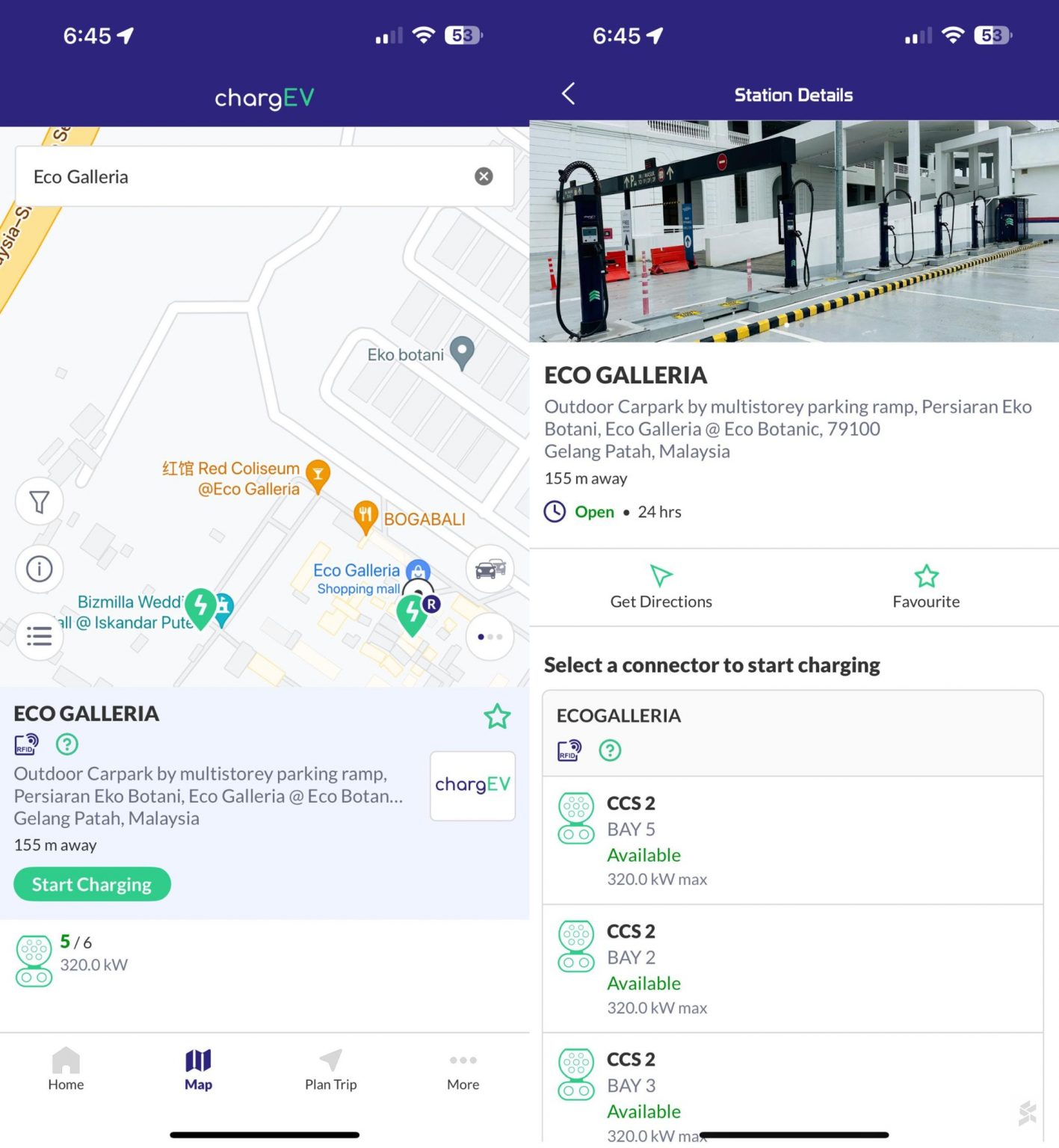 ChargEV 400kW DC Charger at Eco Galleria Iskandar Johor