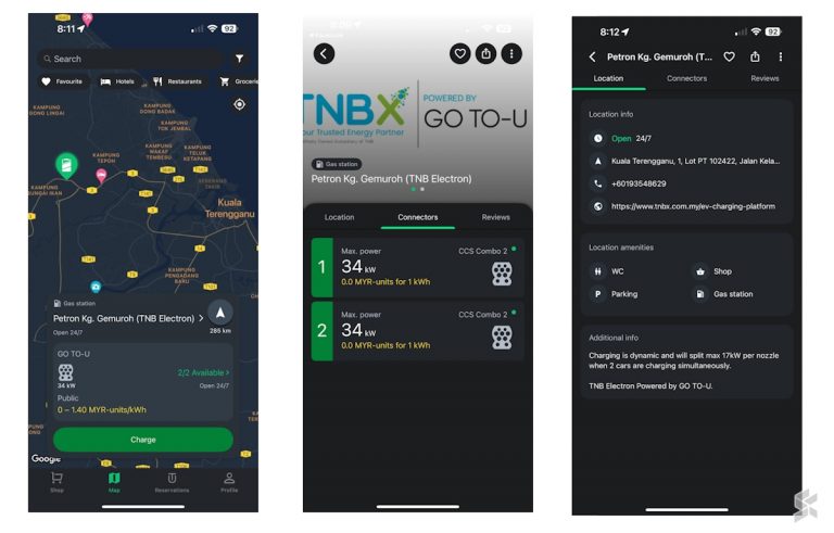 TNB Electron Petron Kg Gemuroh now online, offers two days of free charging
