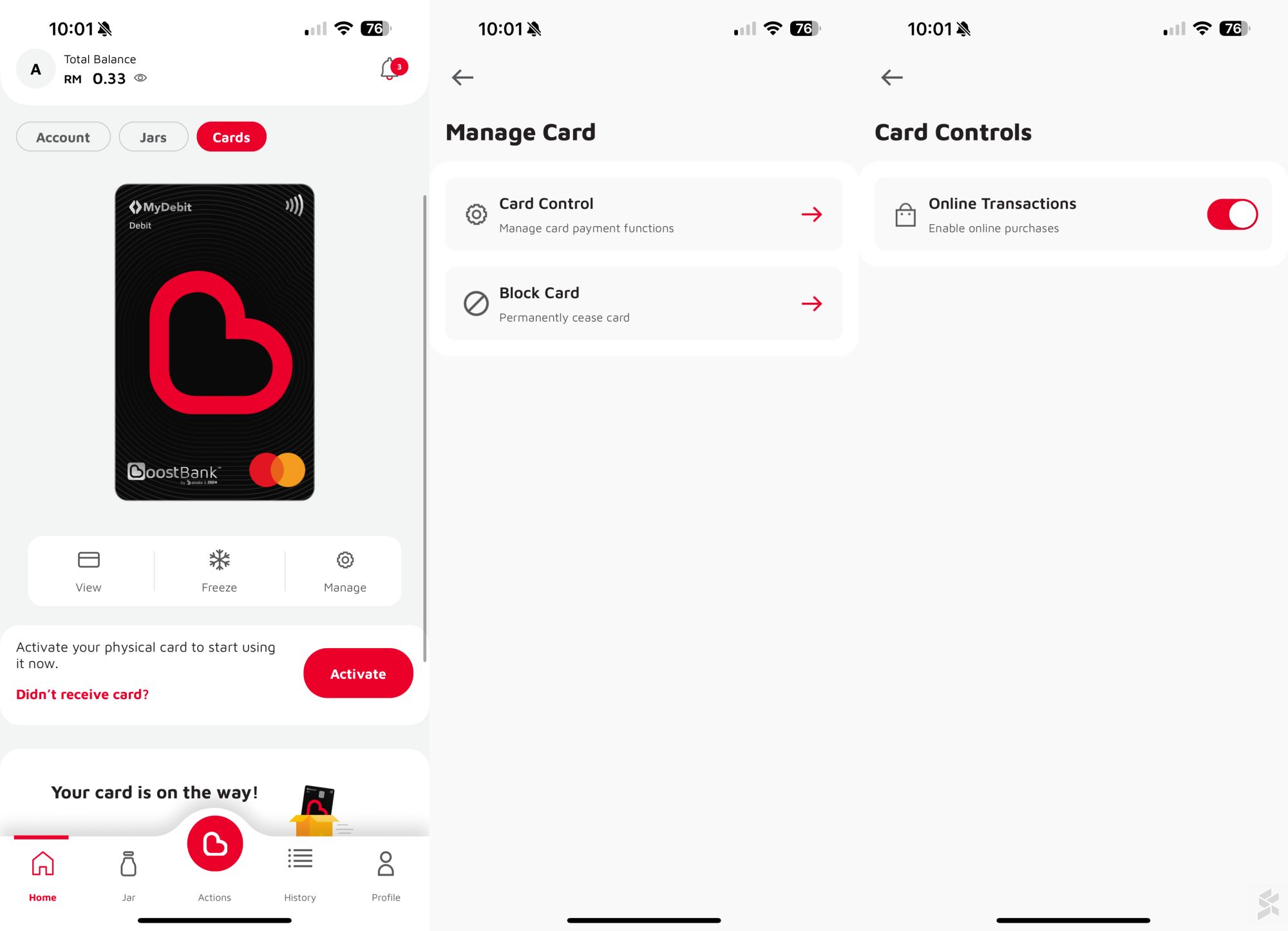 Boost Bank Mastercard Debit Card is now available