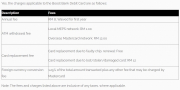 Boost Bank Mastercard Debit Card is now available