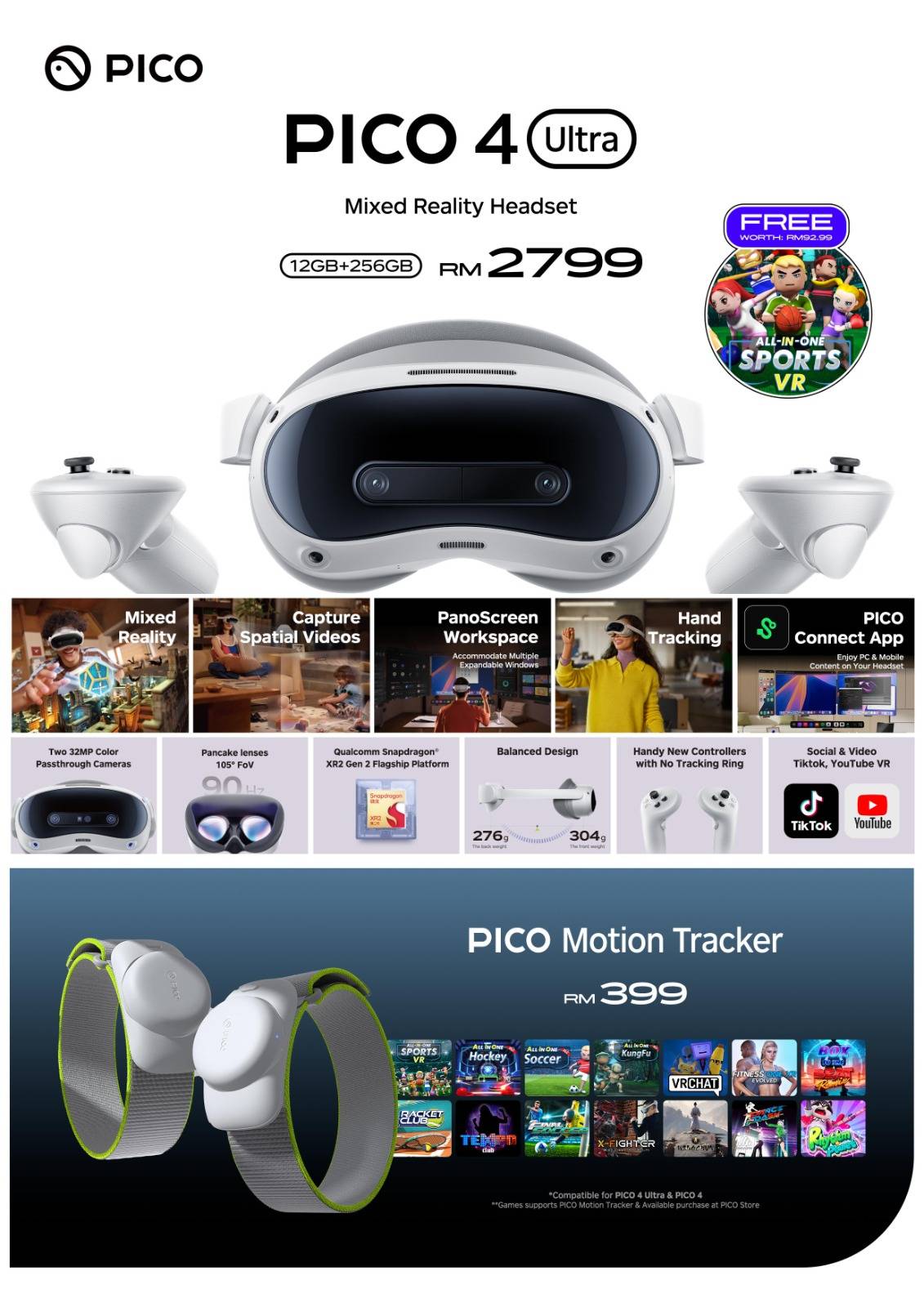 PICO 4 Ultra: Connect your PC/Mac for a big-screen experience anywhere