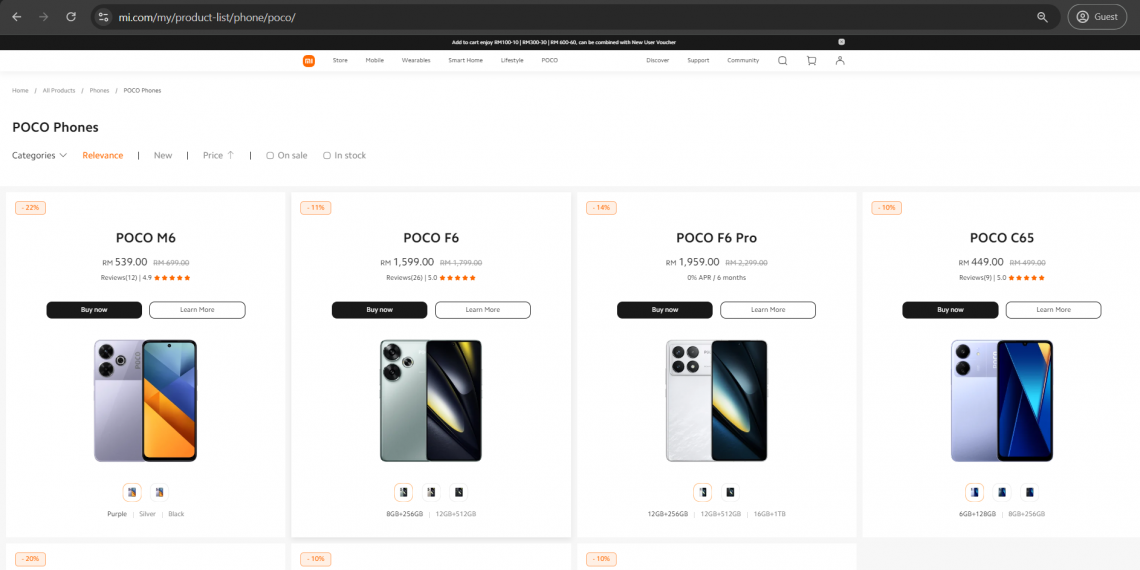 Poco is shutting down its global website by the end of 2024
