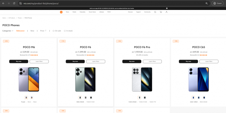 Poco is shutting down its global website by the end of 2024