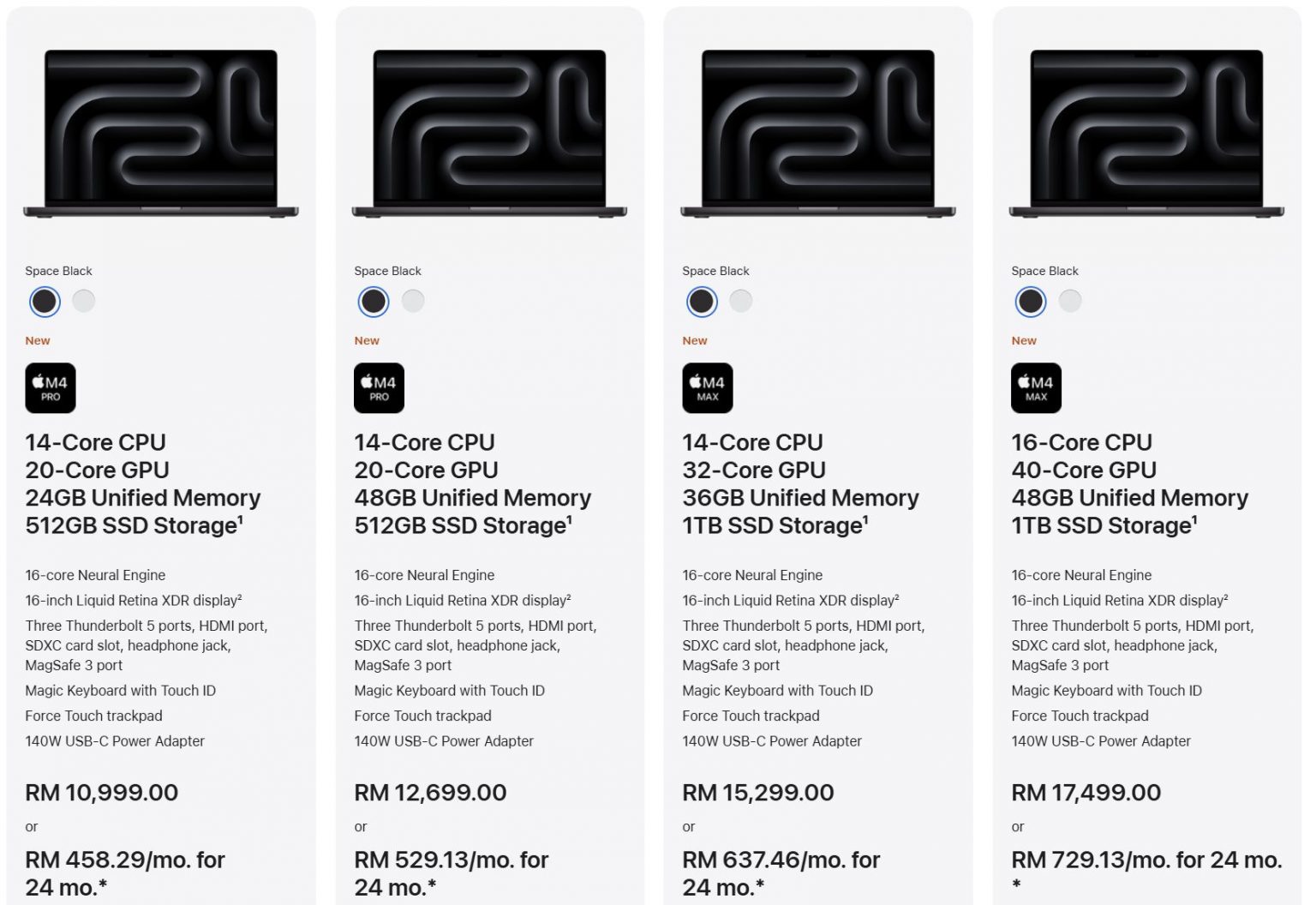 MacBook Pro 14/16 2024 Malaysia: Official price and specs