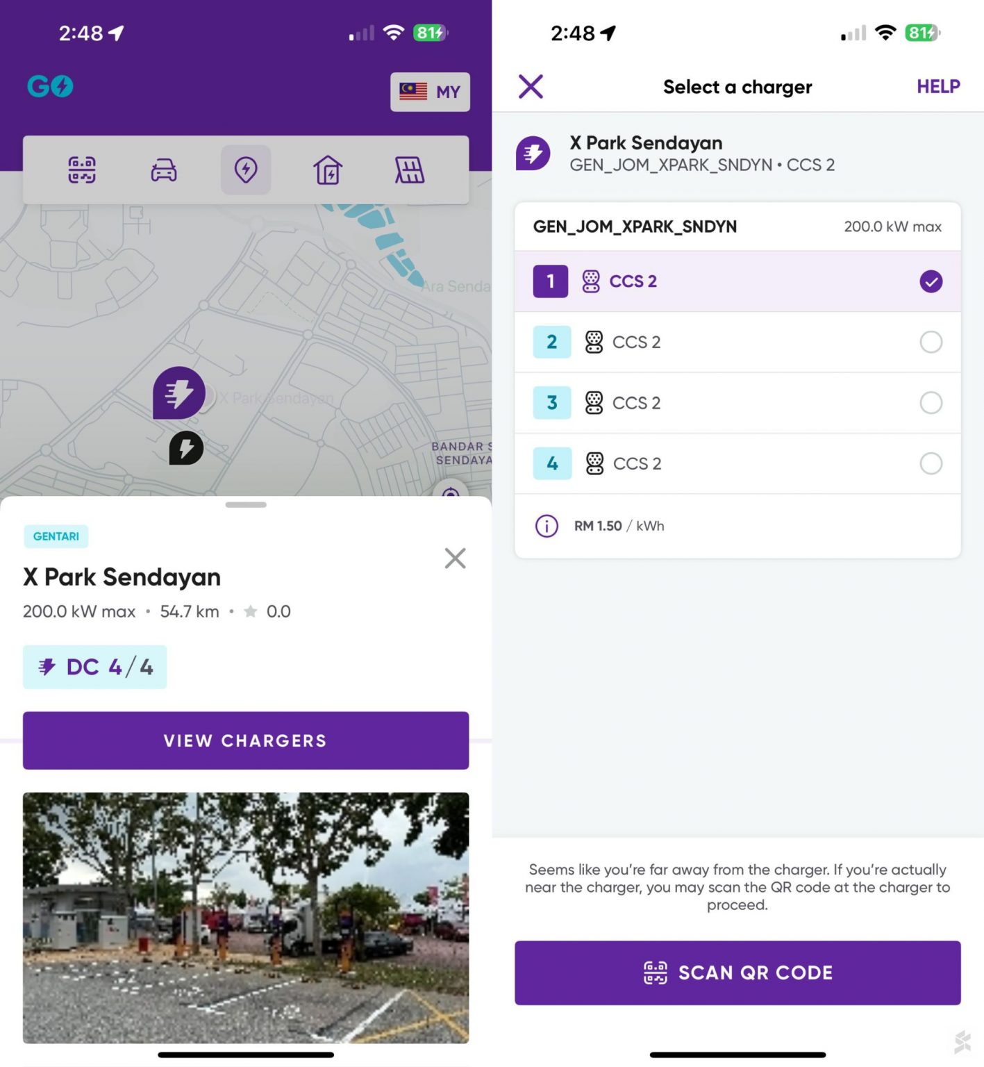 Gentari 200kW DC Charger now available at X Park Sendayan