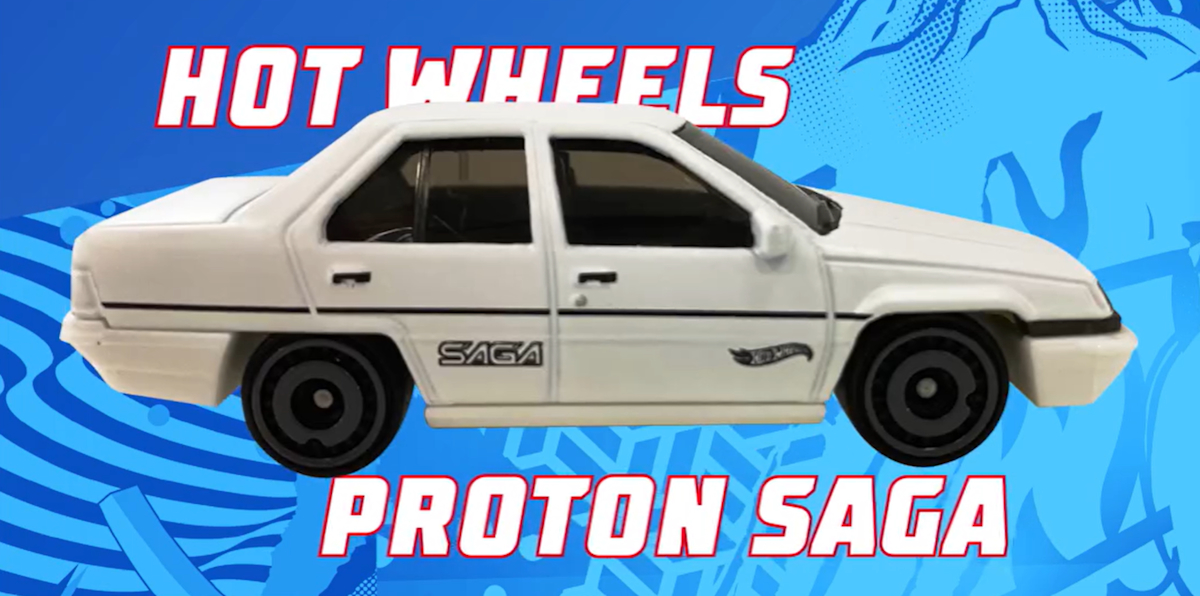 Hot Wheels rolls out Proton Saga in white, available this week in Malaysia