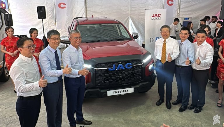 JAC T9 EV Malaysia: Electric 4x4 pickup truck with 308hp, 340km range ...