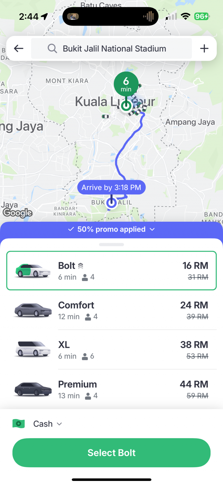 Bolt launched in Malaysia as Grab competitor, offering 50% discount for ...