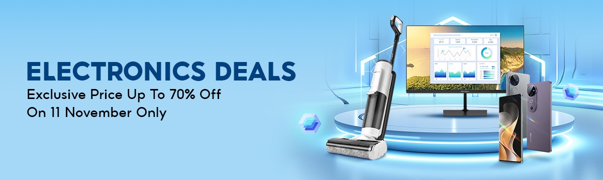 Shopee 11.11 Electronics Sale: Up to 70% Off, 0% Installments & RM50 Vouchers