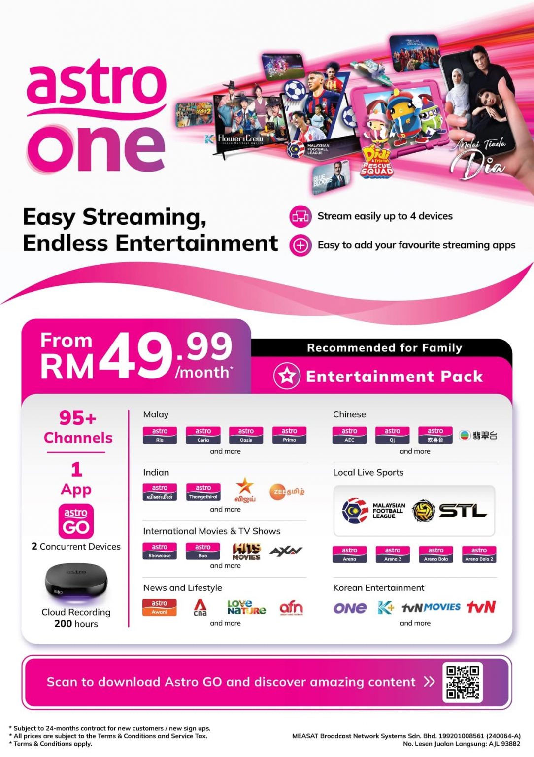 Astro One: More content and greater flexibility from RM49.99
