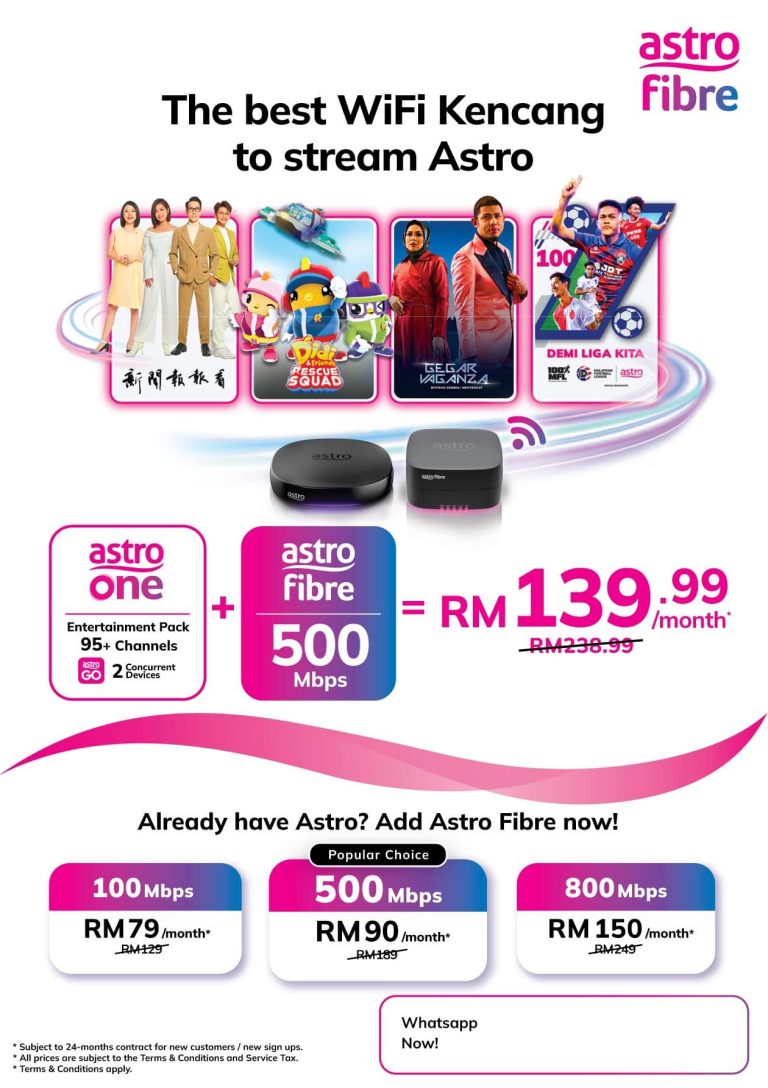 Astro One: More content and greater flexibility from RM49.99