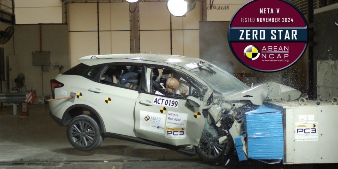 Neta V: Zero Star safety rating from ASEAN NCAP