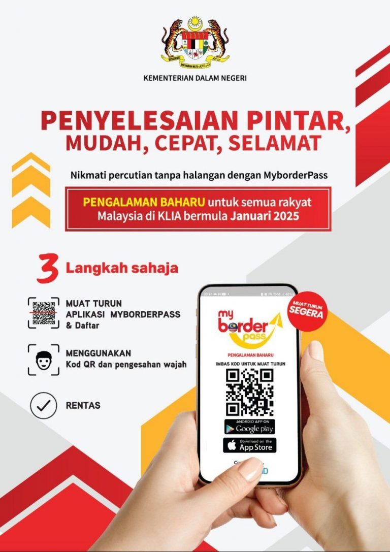 How to setup MyBorderPass QR: Clear KLIA immigration quickly