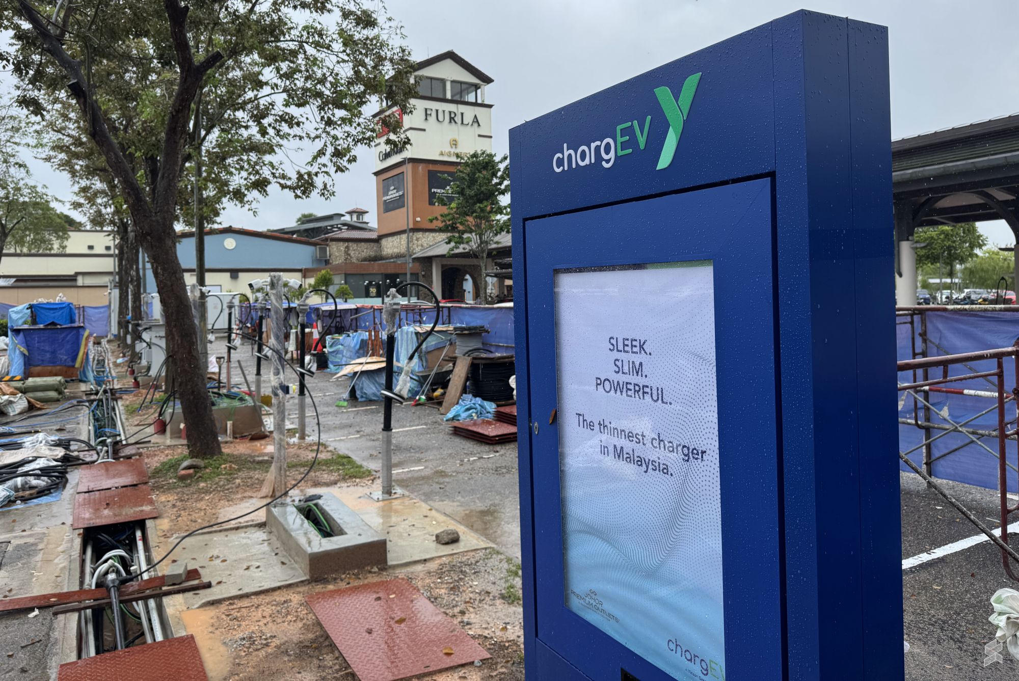 ChargEV is deploying a massive EV charging hub at Johor Premium Outlets ...