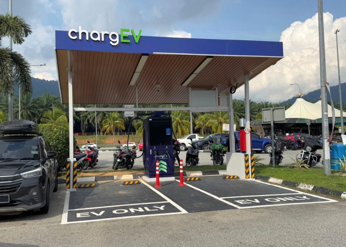 ChargEV's DC Chargers at Gunung Semanggol, Tapah, Dengkil, Seremban and Pagoh R&Rs are now ...