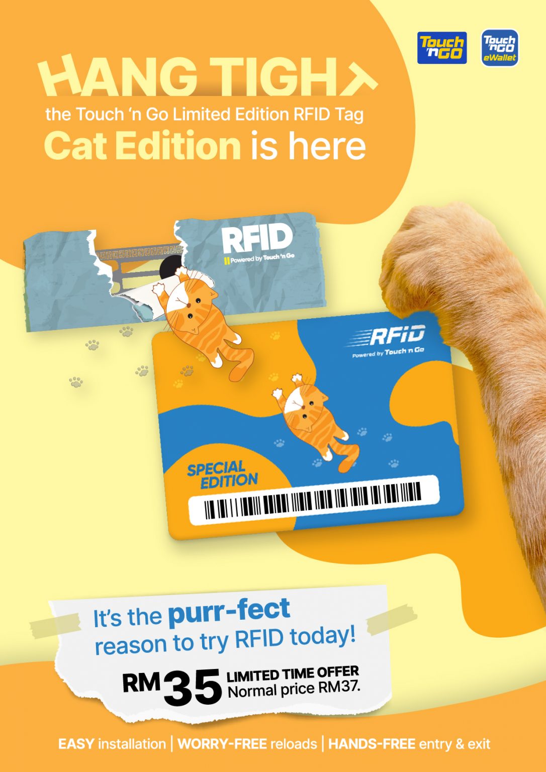 Touch 'n Go launches limited edition "Oyen" RFID Tag