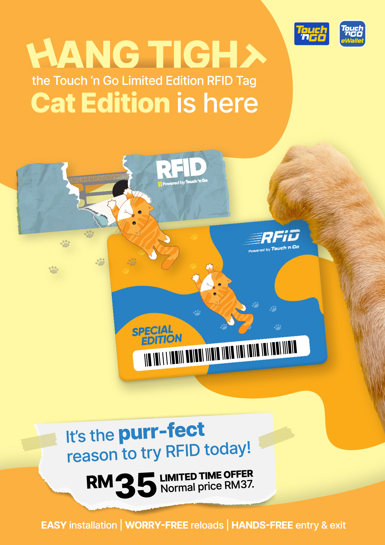 Touch 'n Go launches limited edition "Oyen" RFID Tag
