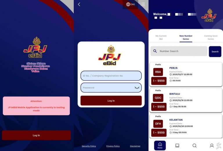 JPJ revamps JPJeBid app for vehicle number plate bidding
