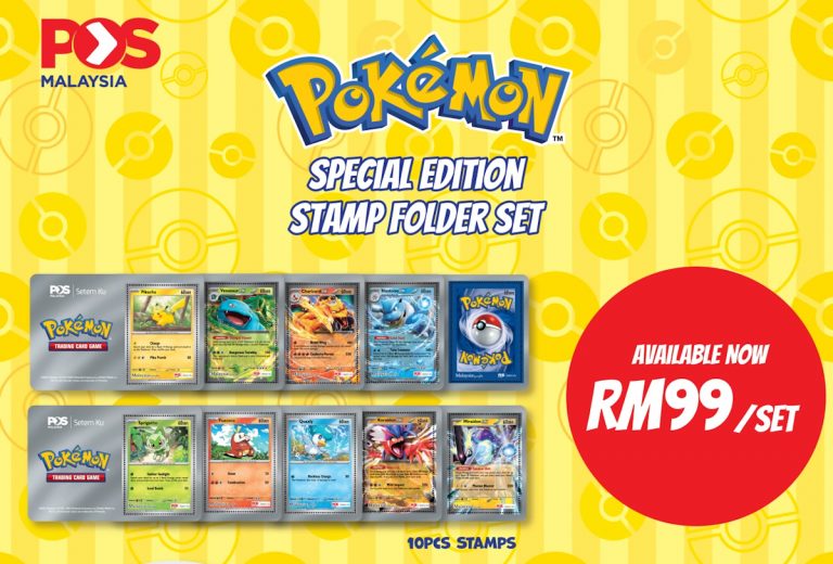 Pos Malaysia Pokémon Stamp Folder Set: Here's where to pre-order