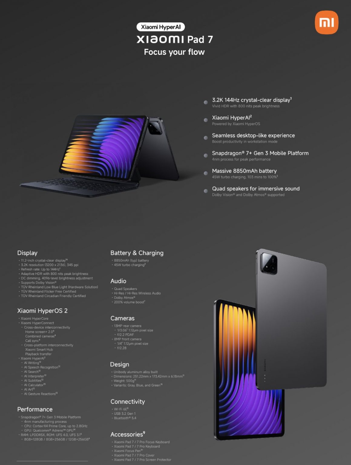 Xiaomi Pad 7 Malaysia Launch: Official Price and Specs