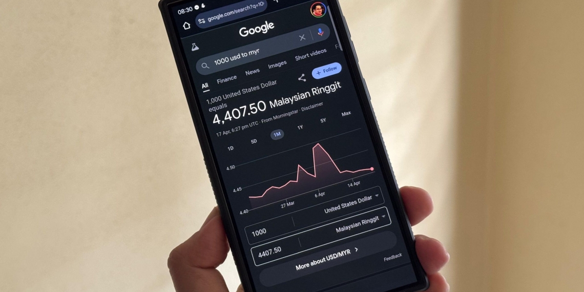 Google currency exchange tool is back for MYR searches