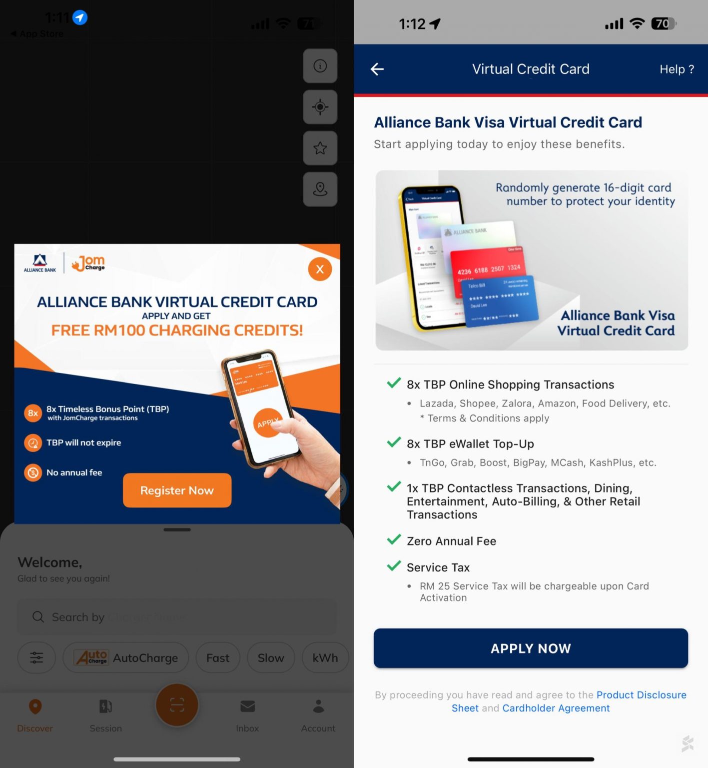 Alliance Bank Virtual Credit Card offers 20% rebate for EV charging on ...