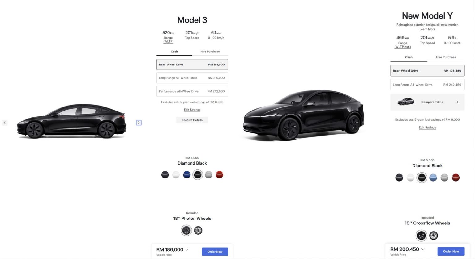 New Diamond Black colour now available for Tesla Model 3 and Model Y in ...