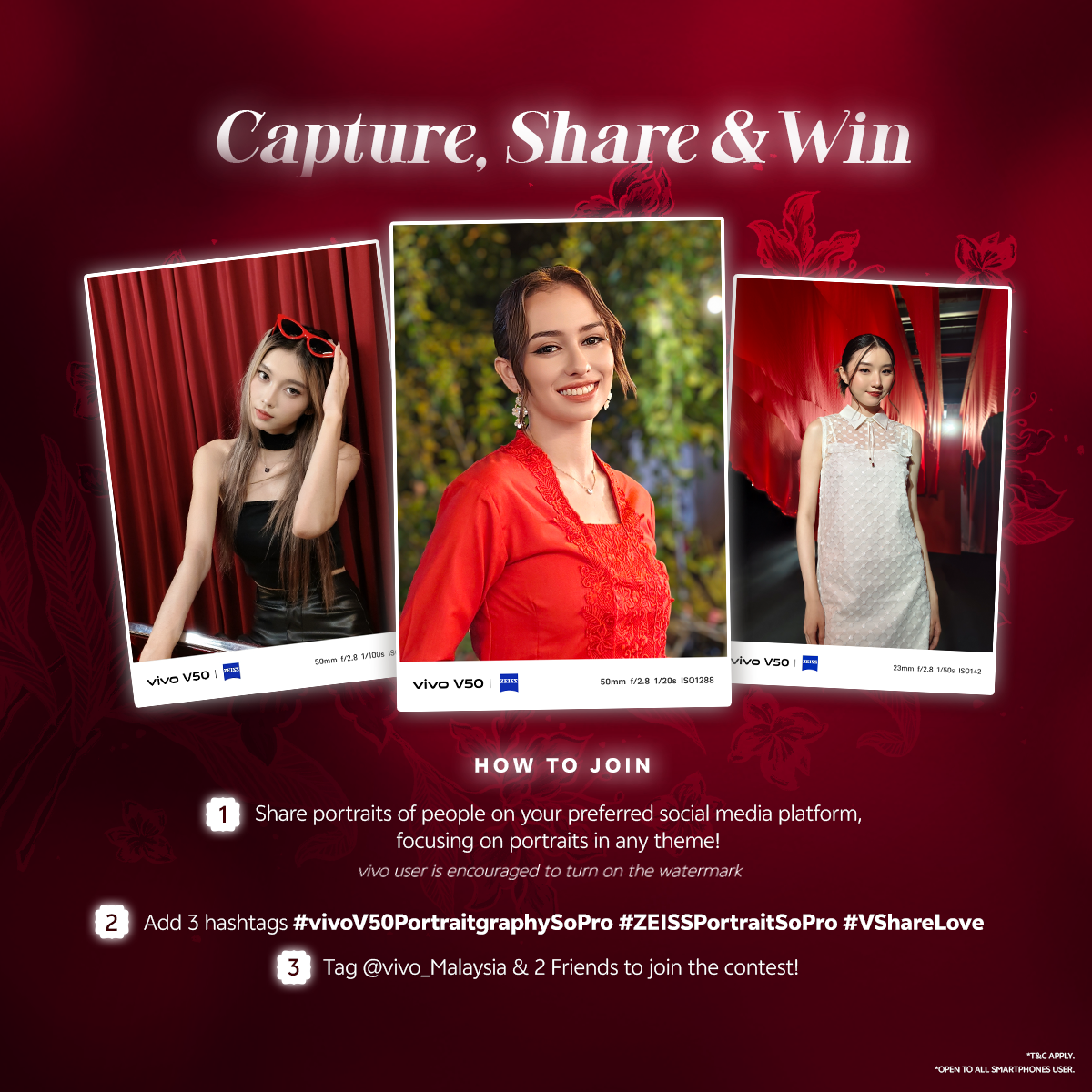 Enter vivo's Portrait Contest to Win RM6,000 Worth of Prizes