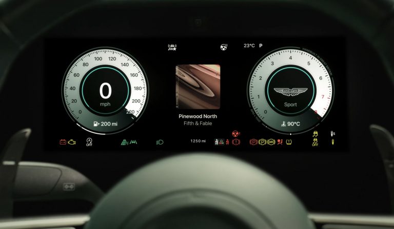 CarPlay Ultra rolling out now starting with Aston Martin