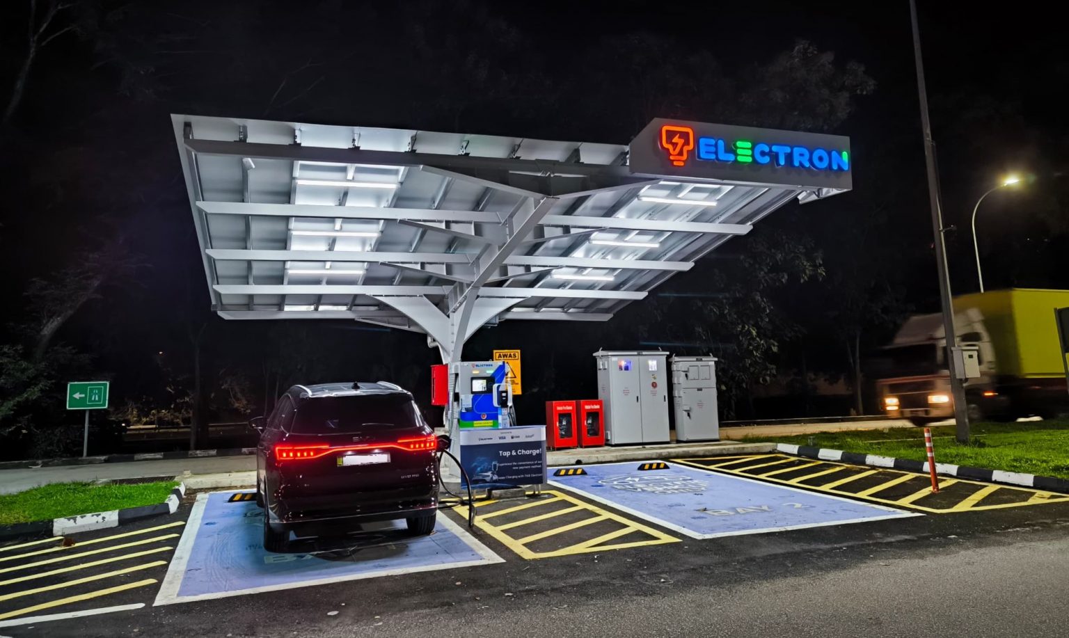 TNB Electron turns on 180kW DC Chargers at Gurun R&R Northbound and ...