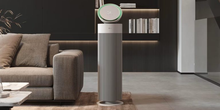 LG PuriCare AeroBooster: 360° Air Purifier with Smart Control and Design