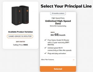 U Mobile U Home 5G Broadband now bundles game-grade routers
